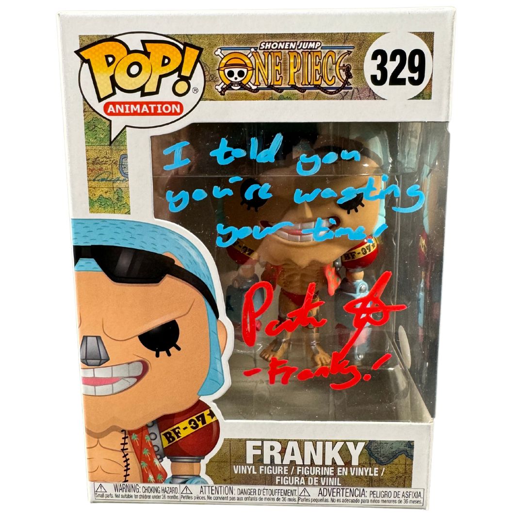 Patrick Seitz Signed Funko POP One Piece Anime Franky Autographed JSA ...