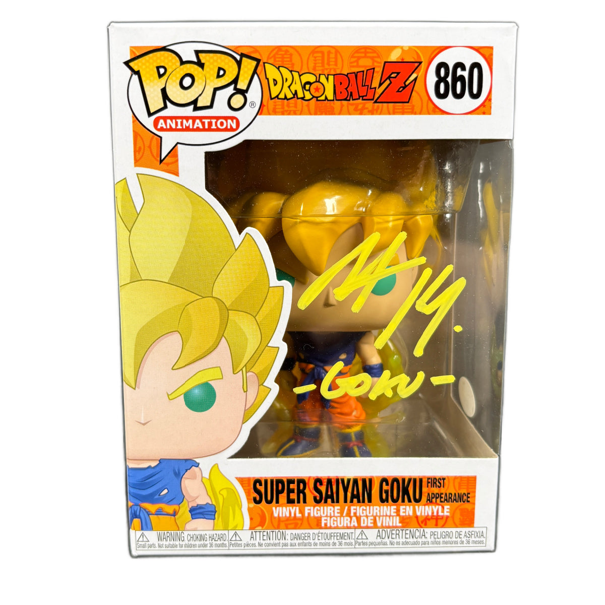 Peter Kelamis Signed Funko POP Dragon Ball Z Anime Autographed JSA COA ...