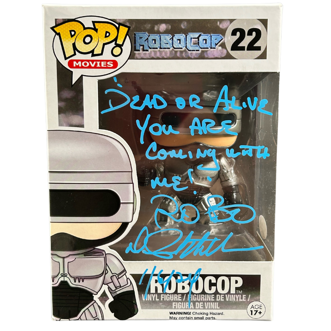 Peter Weller Signed Funko POP Robocop Authentic Autographed JSA COA ...