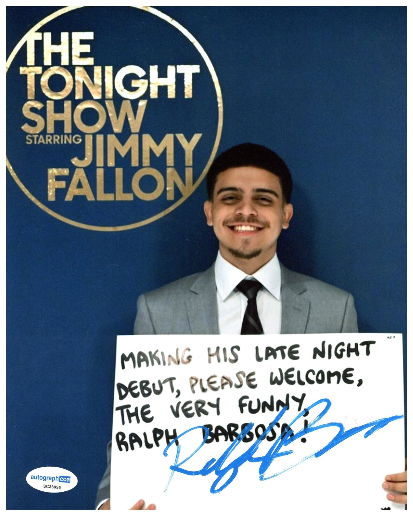 Ralph Barbosa Signed 8x10 Photo Comedy Autographed AutographCOA – Zobie Productions