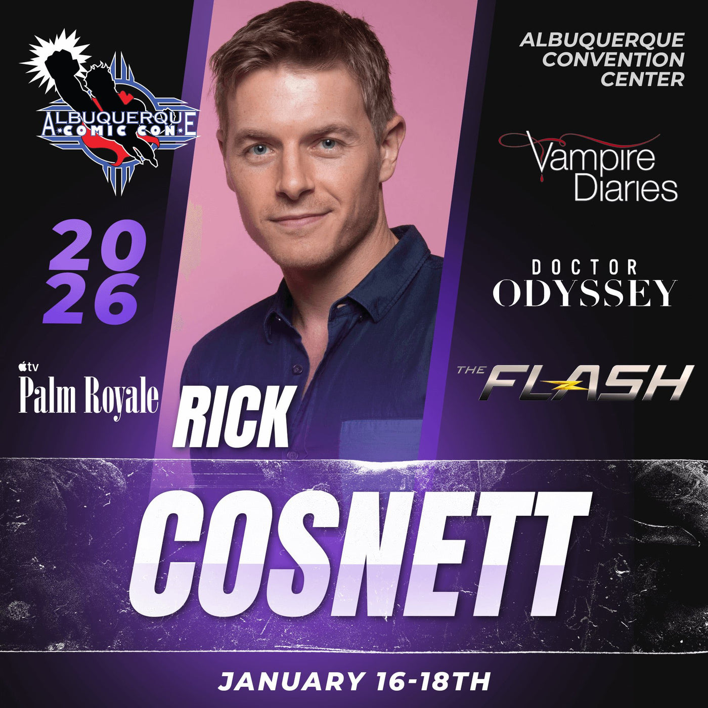 Rick Cosnett Official Autograph Mail-In Service - Albuquerque Comic Co ...