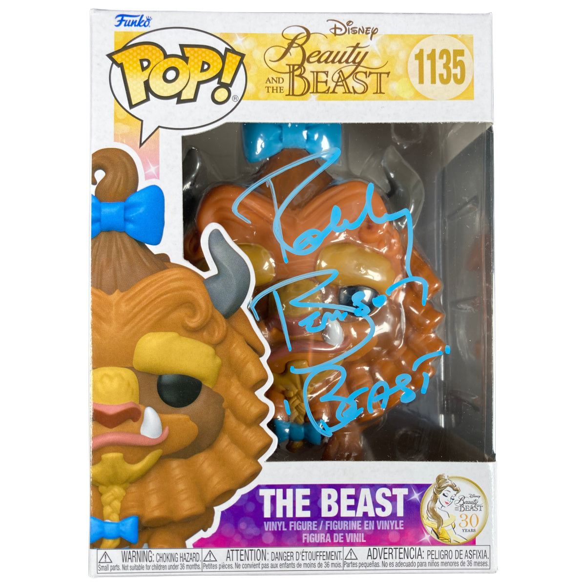 Robby Benson Signed Funko POP Beauty and the Beast Autographed Beckett ...