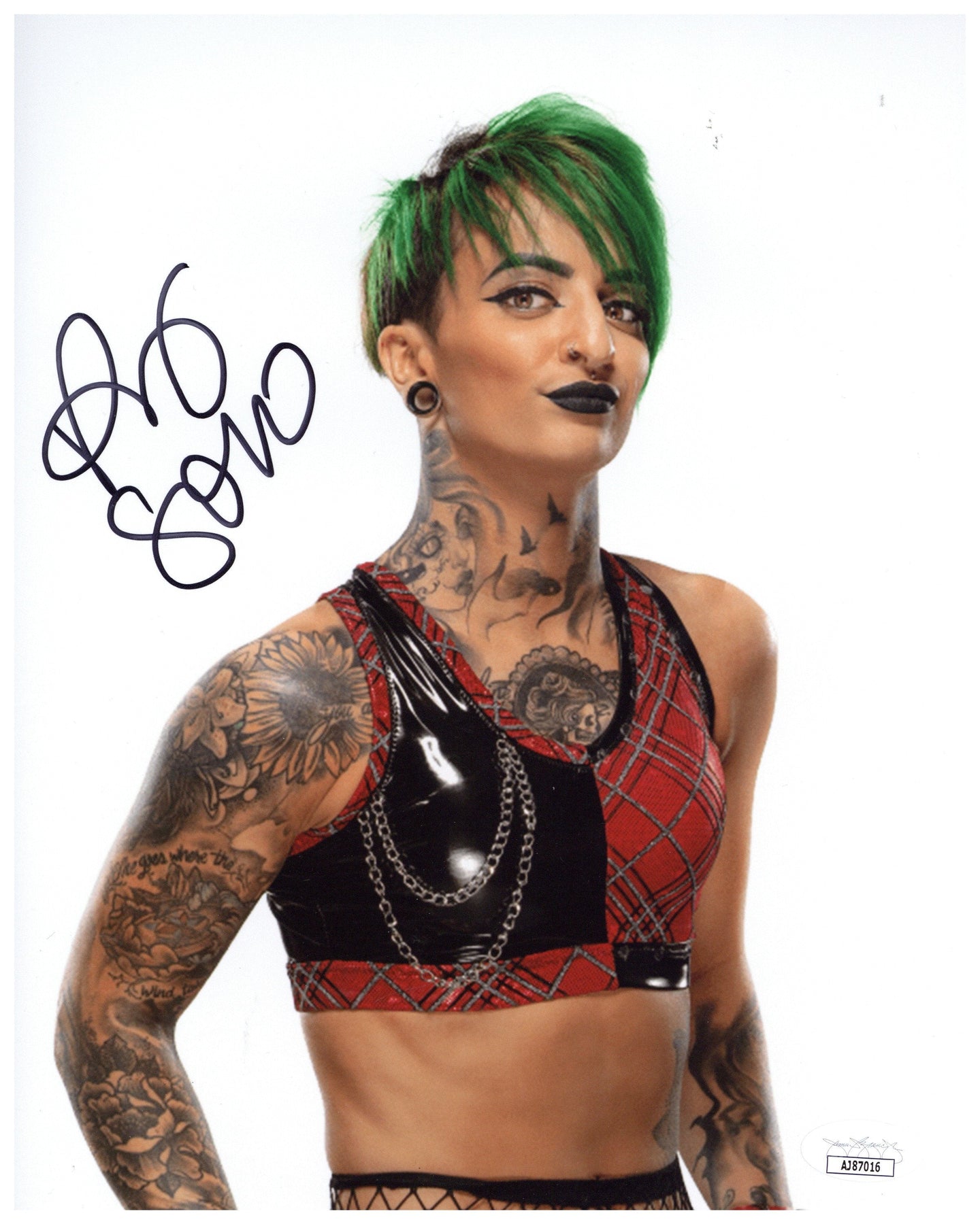 Ruby Soho Signed 8x10 Photo AEW Pro Wrestling WWE Autographed JSA COA – Zobie Productions