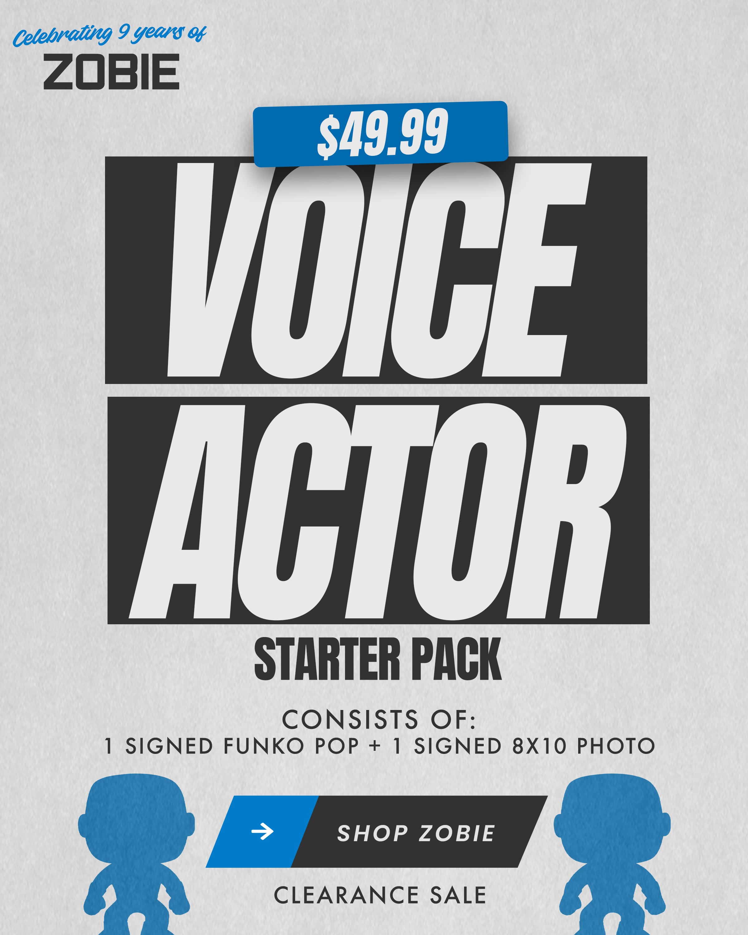 SPECIAL Voice Actor Starter Pack (1 Signed Pop + 1 Signed Photo ...
