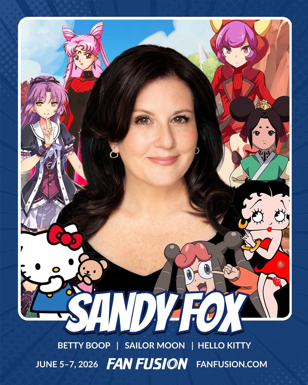 Sandy Fox Official Autograph Mail-In Service - Phoenix Fan Fusion 2026 ...