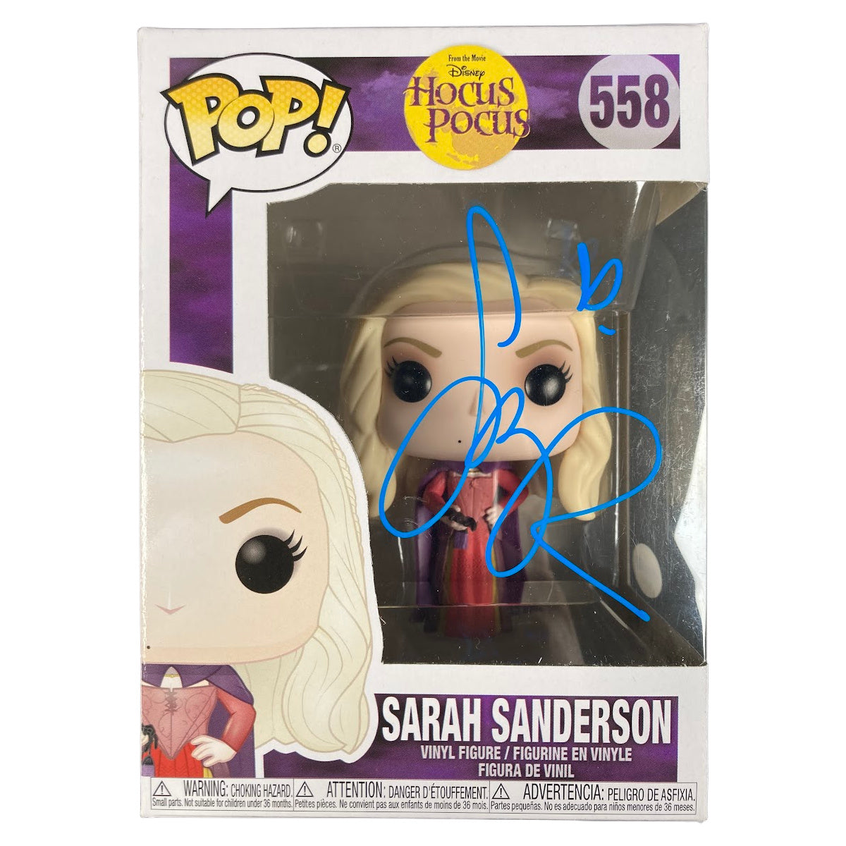 Sarah Jessica Parker Signed Funko POP Hocus Pocus Sarah Sanderson Auto ...