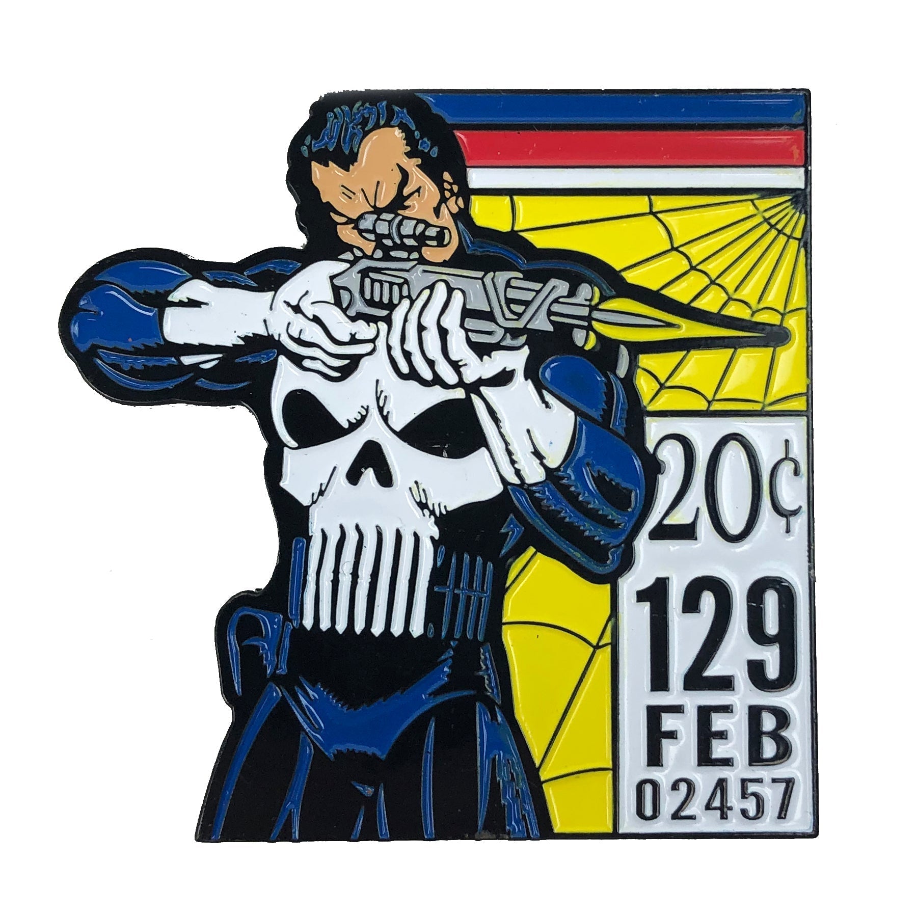 The Punisher "Comic Version" Enamel Pin - Limited Release – Zobie ...