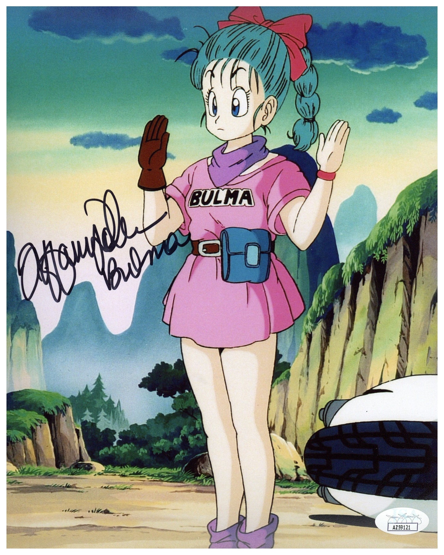 Tiffany Vollmer Signed 8x10 Photo Dragon Ball Bulma Autographed JSA CO ...