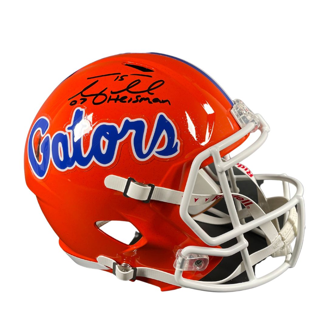 Tim Tebow Signed Florida Gators FS Helmet Autographed BAS COA – Zobie ...