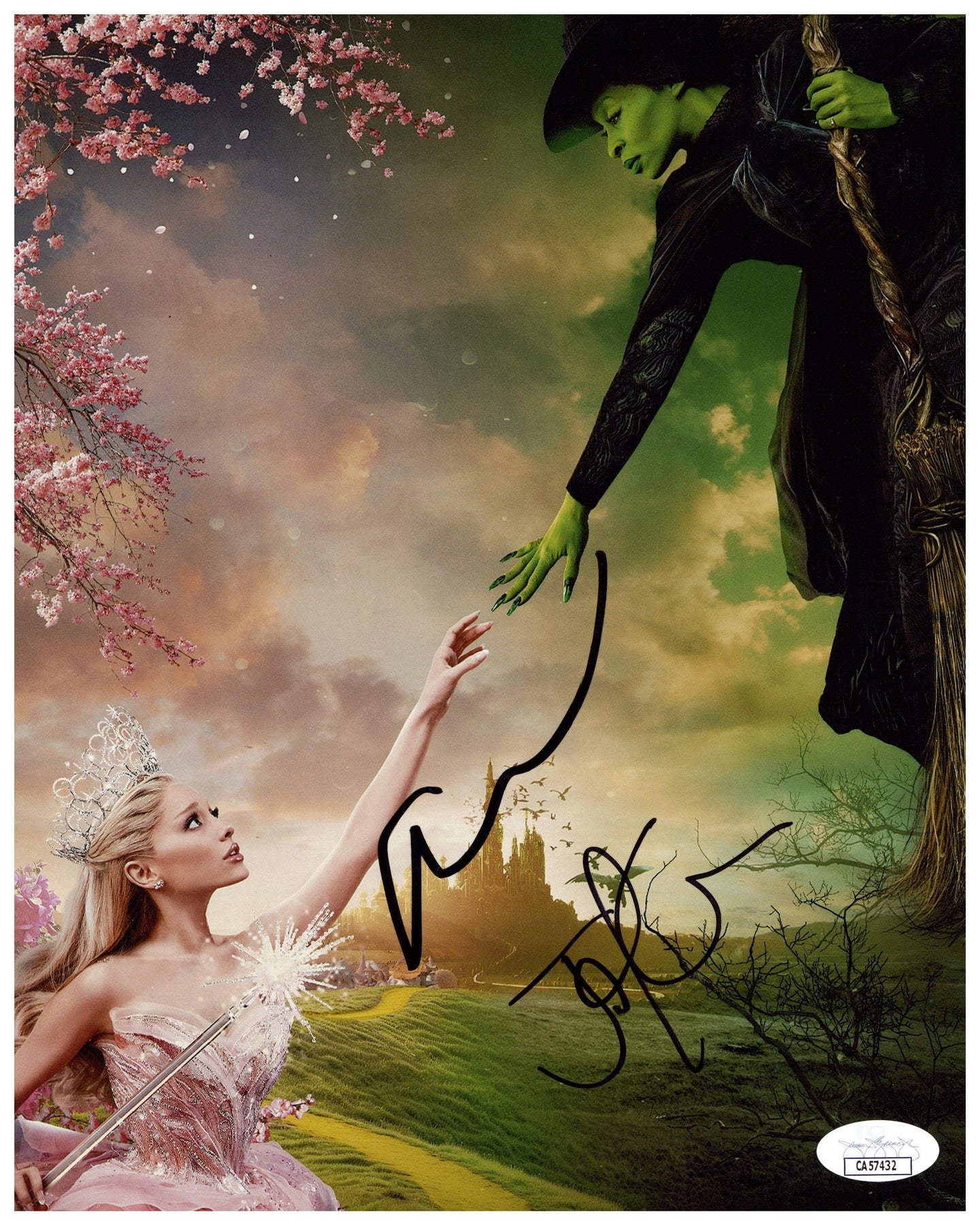 Wicked Cast Signed 8x10 Photo Ariana Grande & Jon M. Chu Autographed J ...