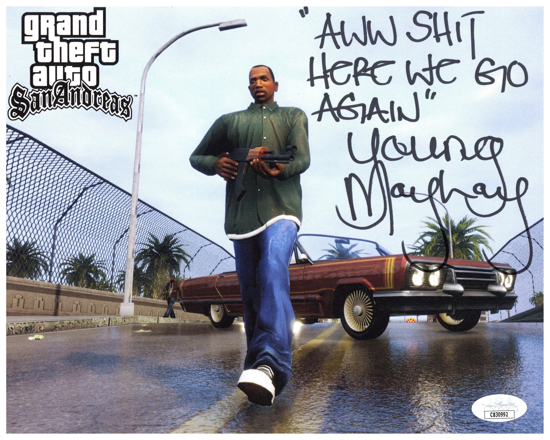 Young Maylay Signed 8x10 Photo GTA San Andreas Autographed JSA COA ...