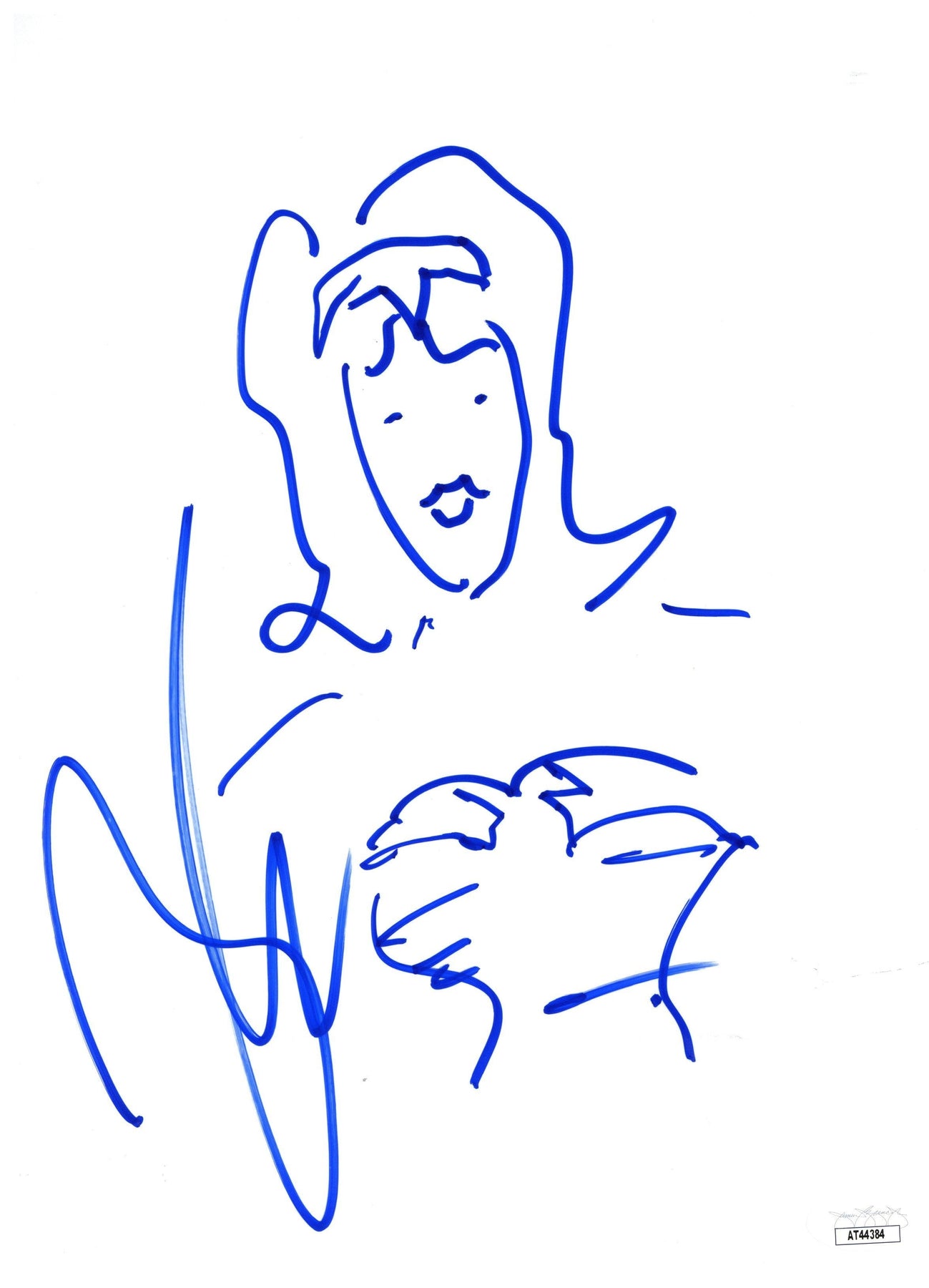 Zack Snyder Signed and Sketch of Wonder Woman Autographed JSA COA ...