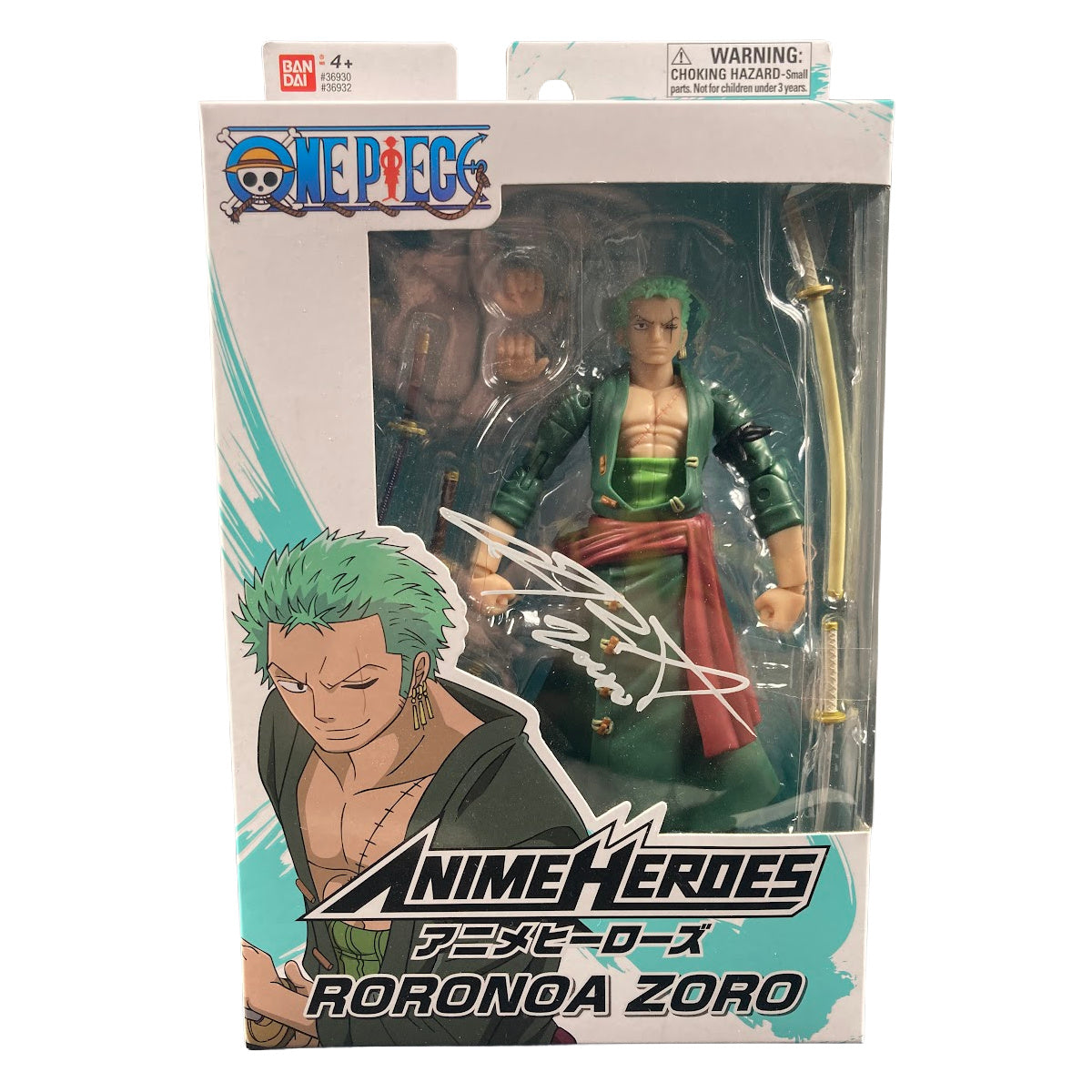 Christopher Sabat Signed One Piece Action Figure Anime Heroes One Piec ...