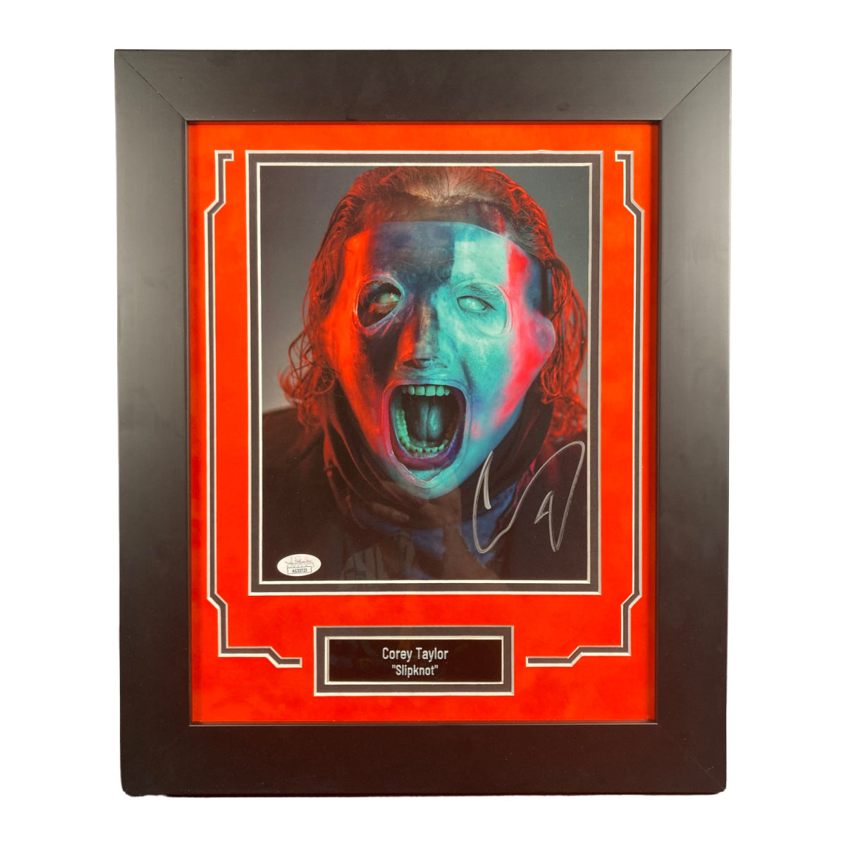 Corey Taylor Signed 8x10 Photo Custom Framed Singer of Slipknot JSA CO ...