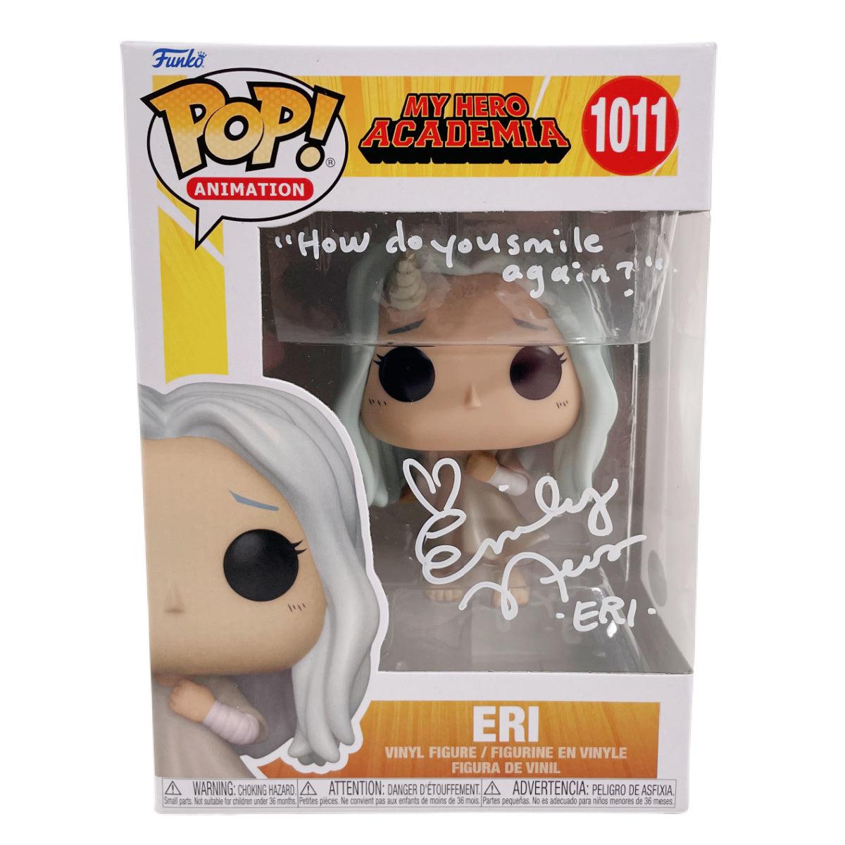 EMILY NEVES SIGNED FUNKO POP MY HERO ACADEMIA ERI JSA COA – Zobie ...