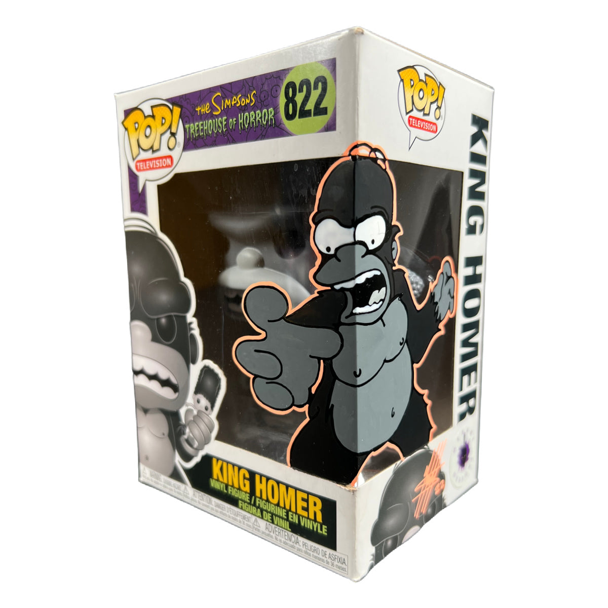 Funko POP The Simpsons #822 Treehouse of Horror King Homer Custom Rema ...