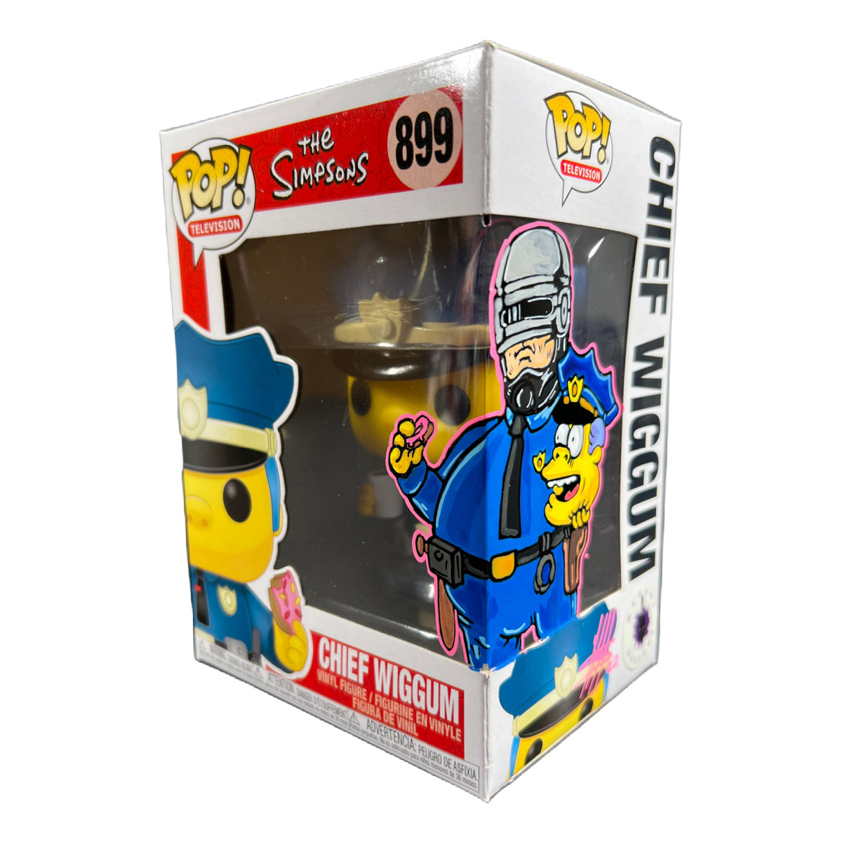 Funko POP The Simpsons #899 Chief Wiggum Custom Remark – Zobie Productions