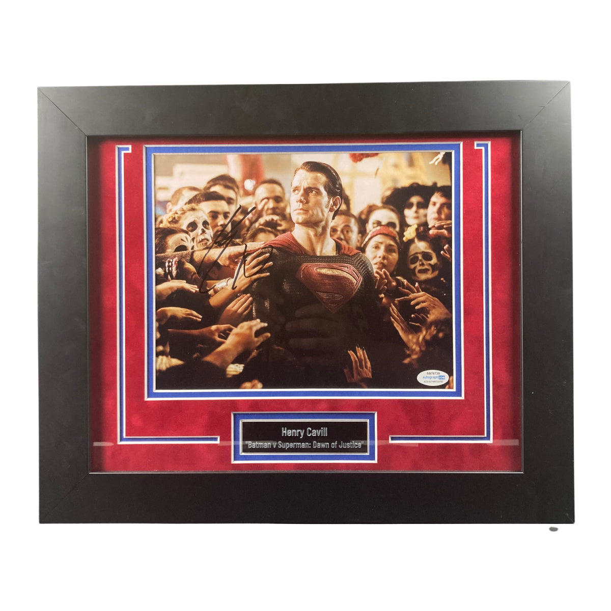 Henry Cavill Signed 8x10 Photo DC Superman Framed Autographed Autograp ...