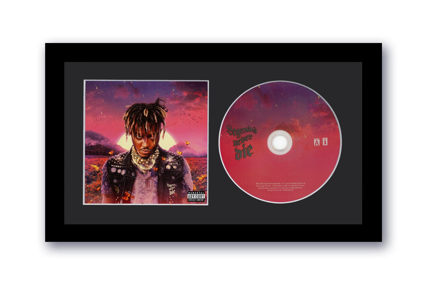 Juice WRLD Legends Never Die Custom Frame CD Photo Art Hip-Hop Rap ...