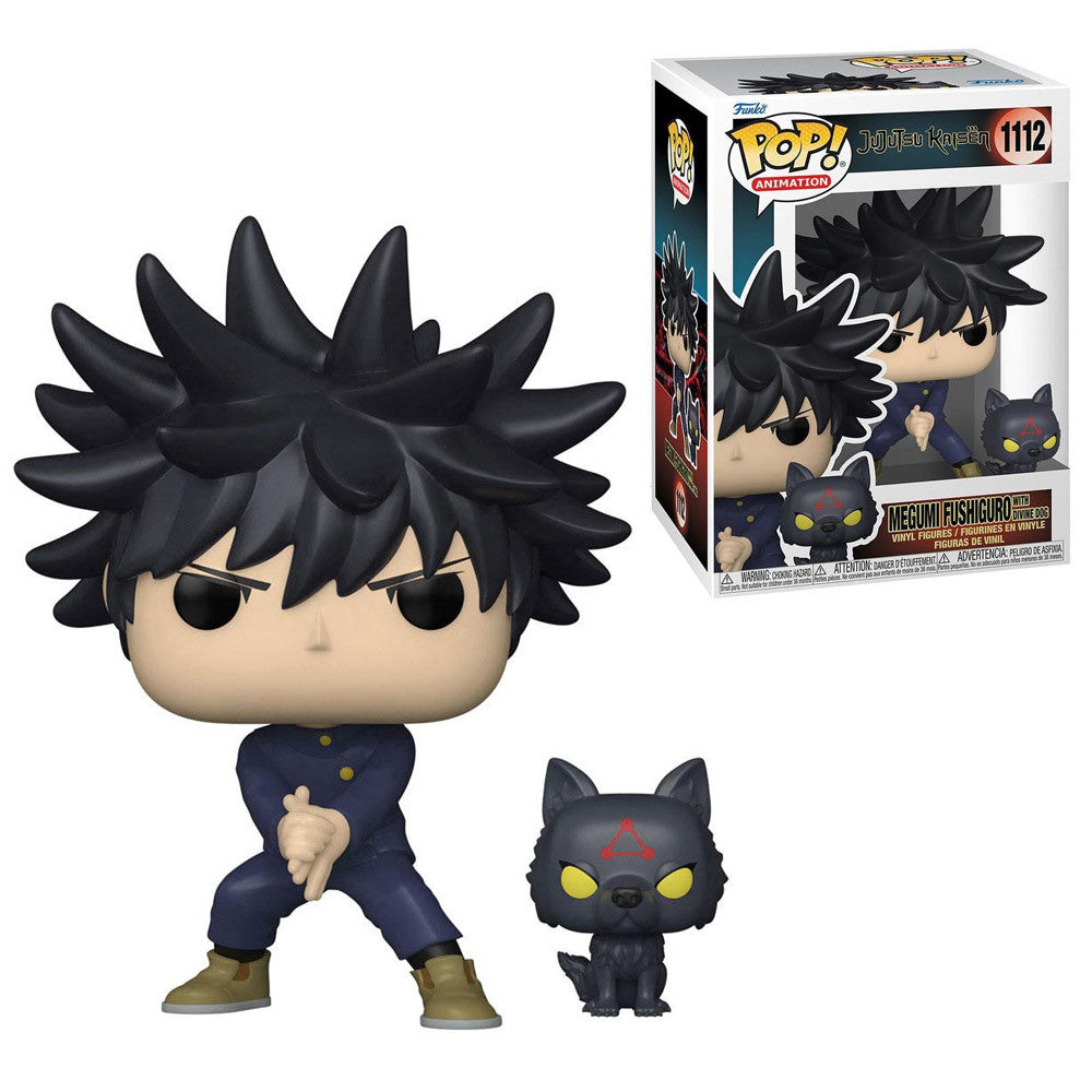 Jujutsu Kaisen Megumi Fushiguro with Dog Pop! Vinyl Figure #1112 ...