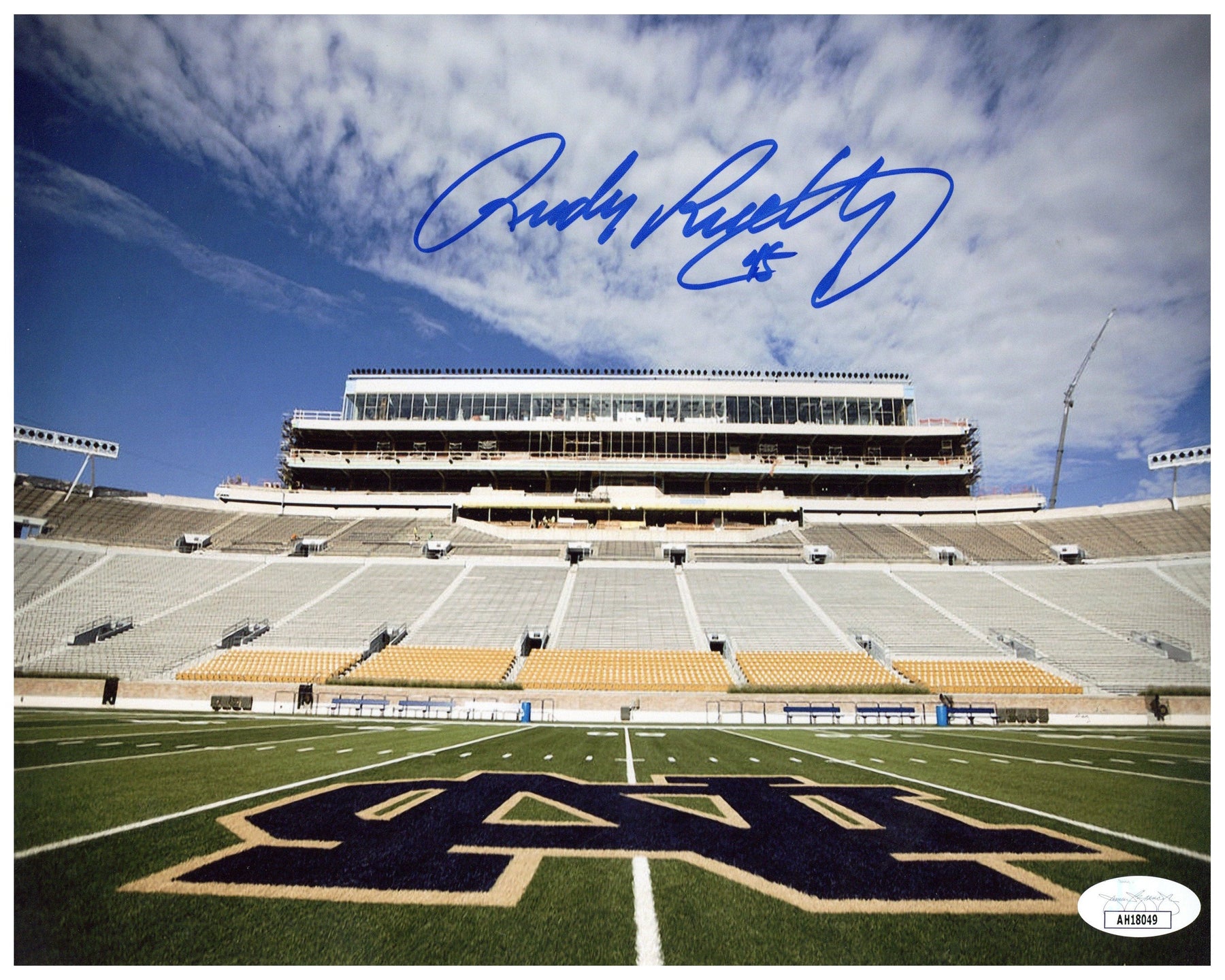 Rudy Ruettiger Signed 8x10 Photo Norte Dame Autographed JSA COA 2 ...