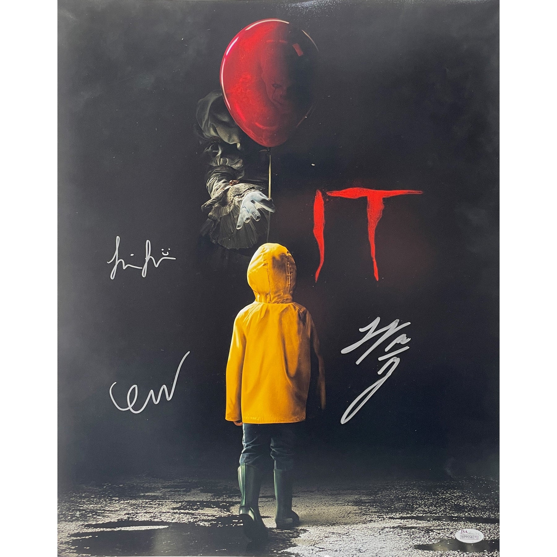 Sophia Lillis Finn Wolfhard Jeremy Ray Taylor SIGNED 16x20 Photo IT Ca ...